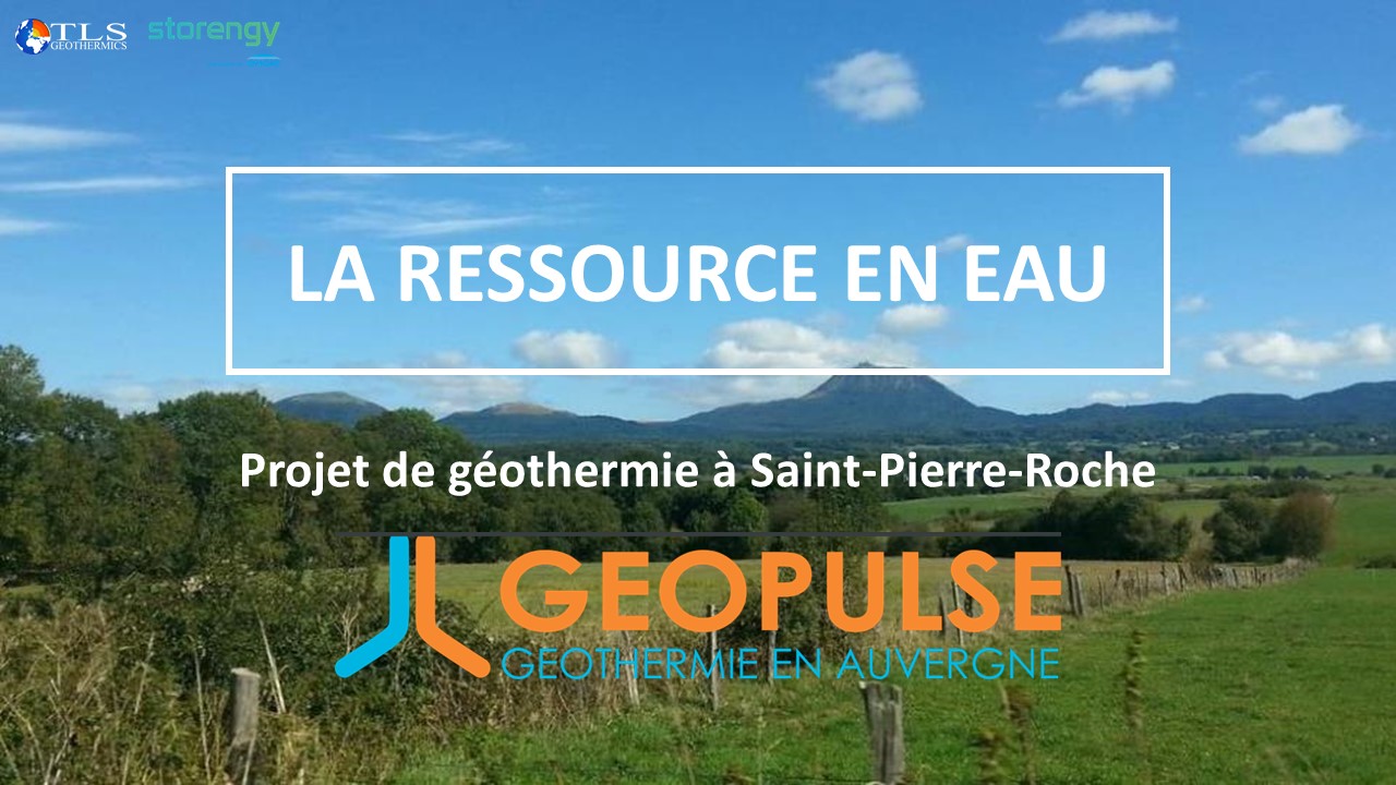 Water resources - Geopulse project - TLS Geothermics
